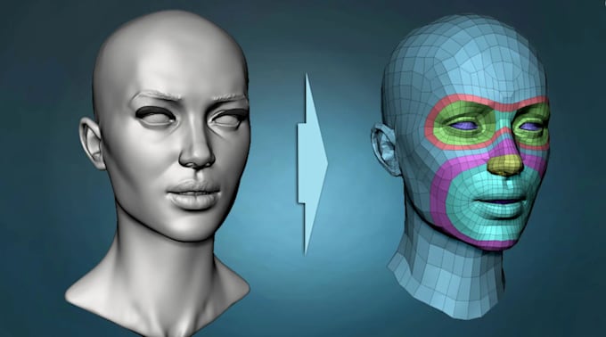 Do clean squad retopology, pbr texture, uv mapping and texture from ...