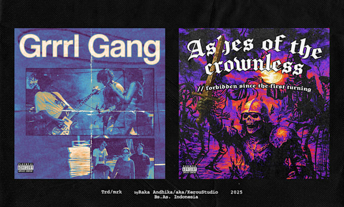Design an eye catching album cover art by Rakaandhika_ | Fiverr
