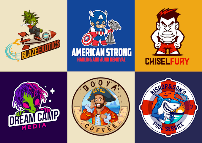Design professional character illustrations or mascot logo by ...
