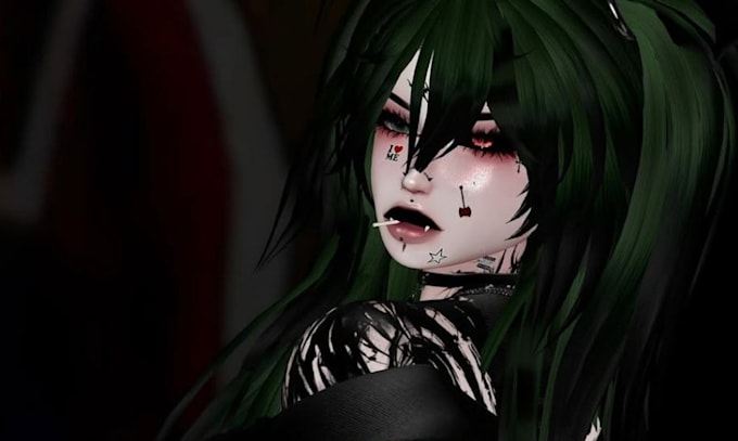 Design vrchat anime avatar vrc model 3d avatar in unity by Amity_ree ...