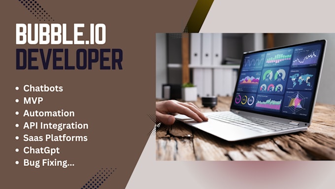 Do bubble io bubble app bubble mvp bubble saas bubble developer by Codeless_josh | Fiverr
