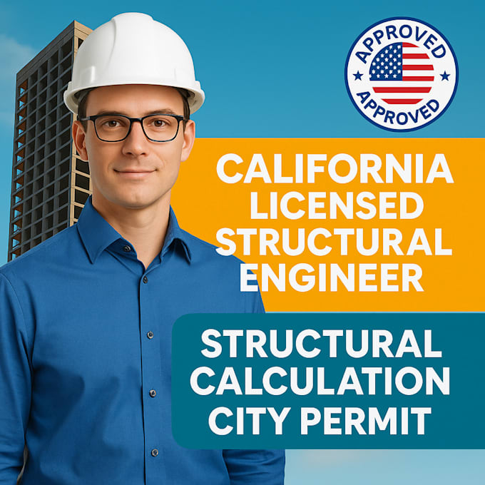 California licensed structural engineer, permit plans, calculations by Engr_thomas0 | Fiverr