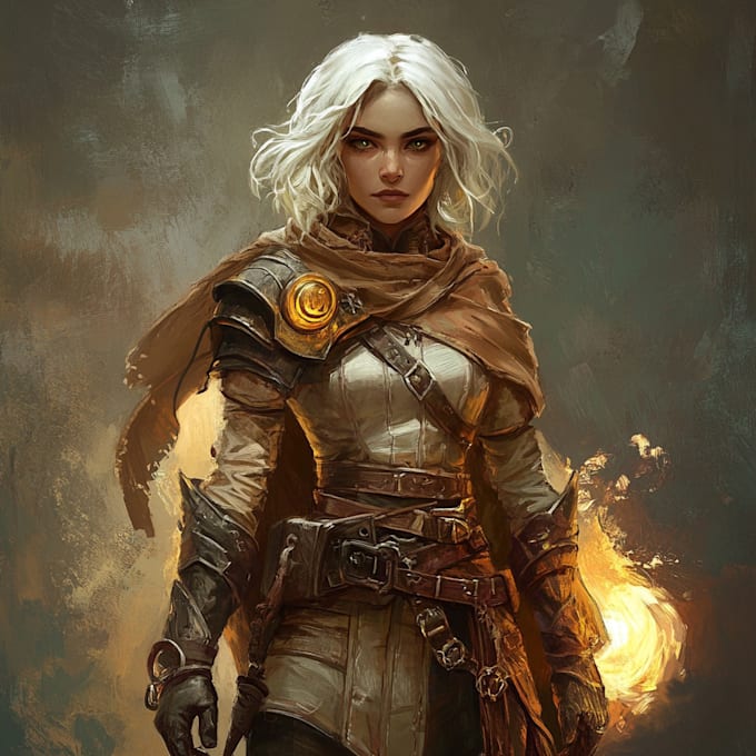 Design dnd art, character fantasy illustration for dnd party by ...