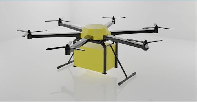 3d cad models of drones, uavs, and vtol aircraft, and 3d printable ...