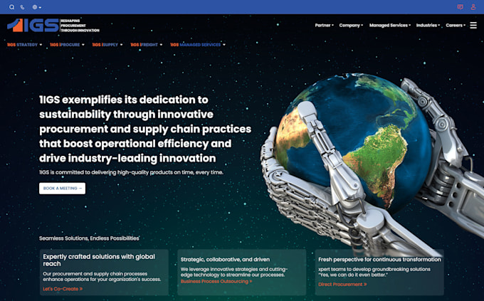 Develop a responsive website using react or next with tailwind css by ...
