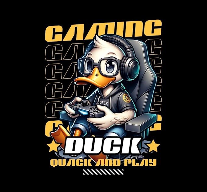 Design high quality duck gaming mascot logo with creative concepts by ...