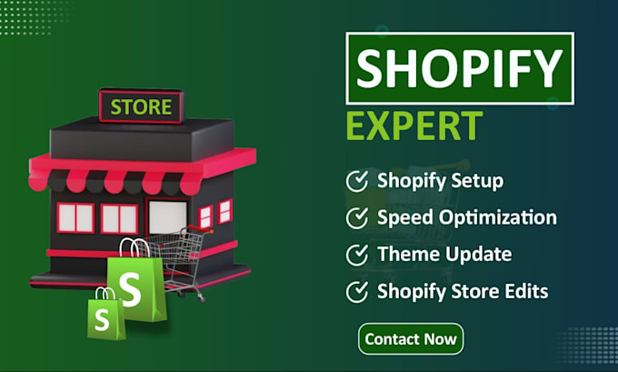Set up shopify store design and redesign as top rated shopify ...