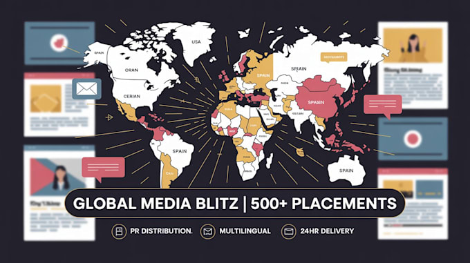 Team powered press release distribution global media blitz 500plus ...