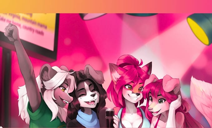 Draw furry art furry reference sheet furry ref sheet fursona character ...