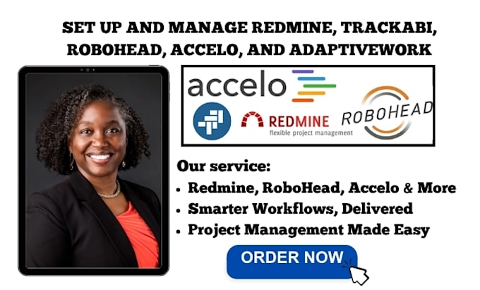 Set up and manage redmine, trackabi,robohead, accelo, and planview adaptivework by Crmconnect ...