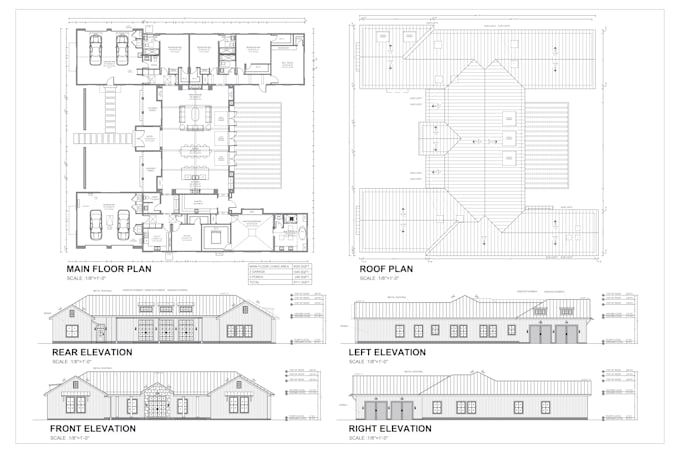 Draw 2d floor plans, elevations, architectural blueprints in autocad by Archsquad | Fiverr