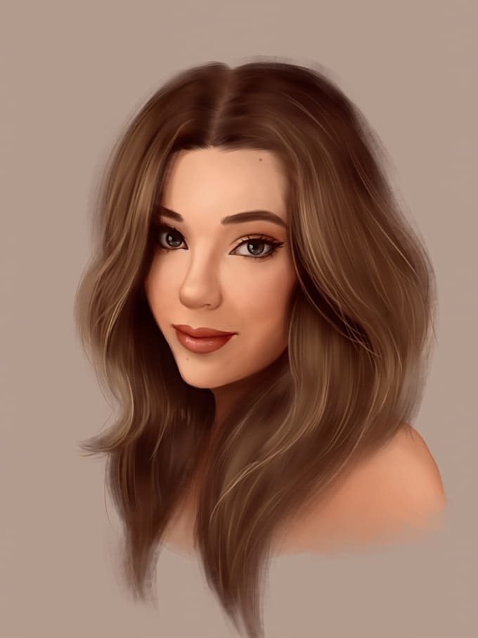 Draw a character or self portrait in semi realism style by Sios_art ...