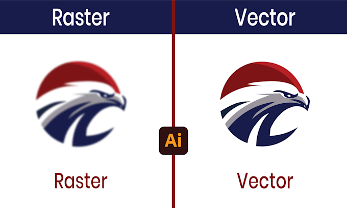 Convert raster, sketch or tracing, logo redesign vector file by ...