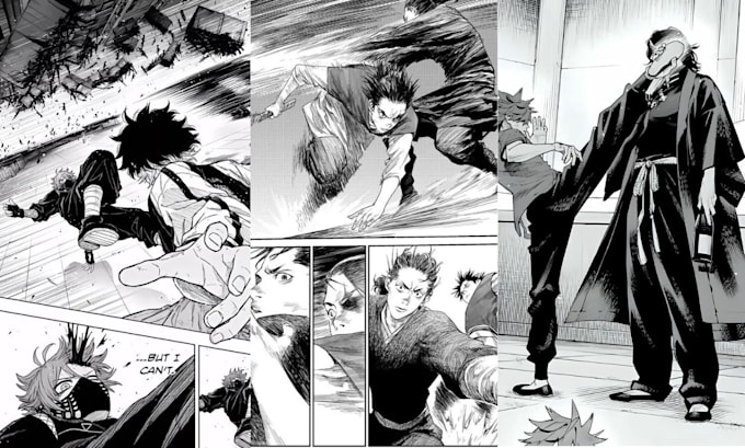 Draw manga page, furry nsfw, manga comic storyboard as manga artist by ...