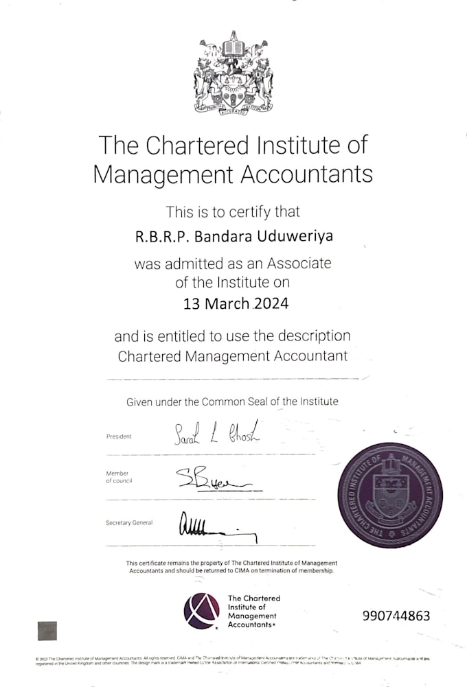Do bookkeeping as a chartered management accountant by Writeya | Fiverr