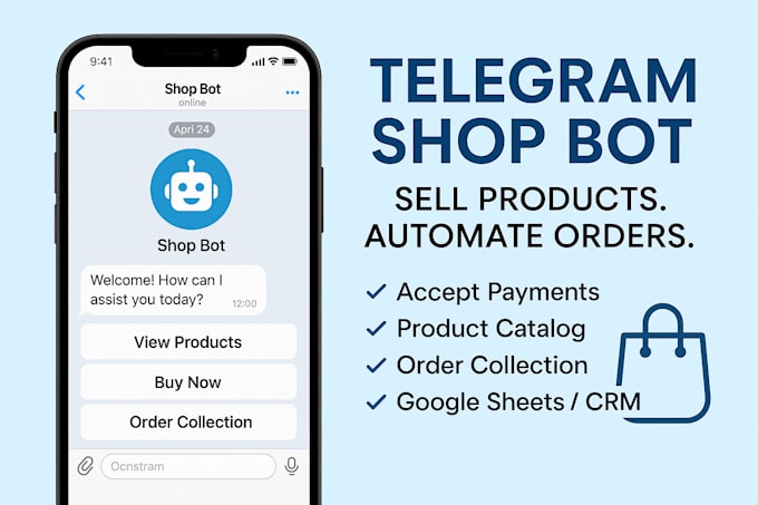 Create a telegram store bot for automated product sales by Dimgold151 ...