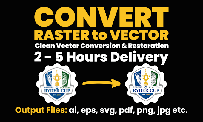 Do vector tracing or convert to vector quickly manual vector tracing by Sheikh_zain3 | Fiverr