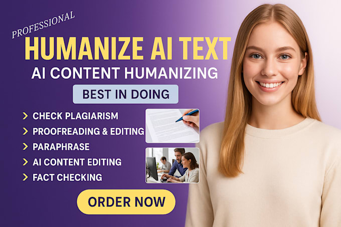 Humanize ai content editing chat gpt rewriting posts proofreading ...