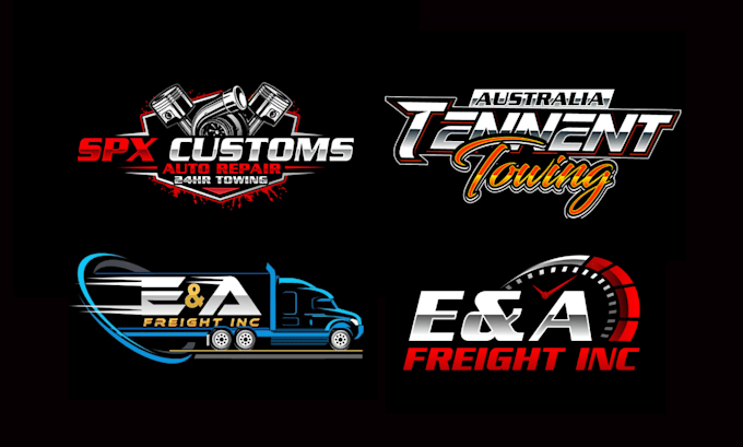 Design hauling, freight, cargo, trucking and logistics logo by ...