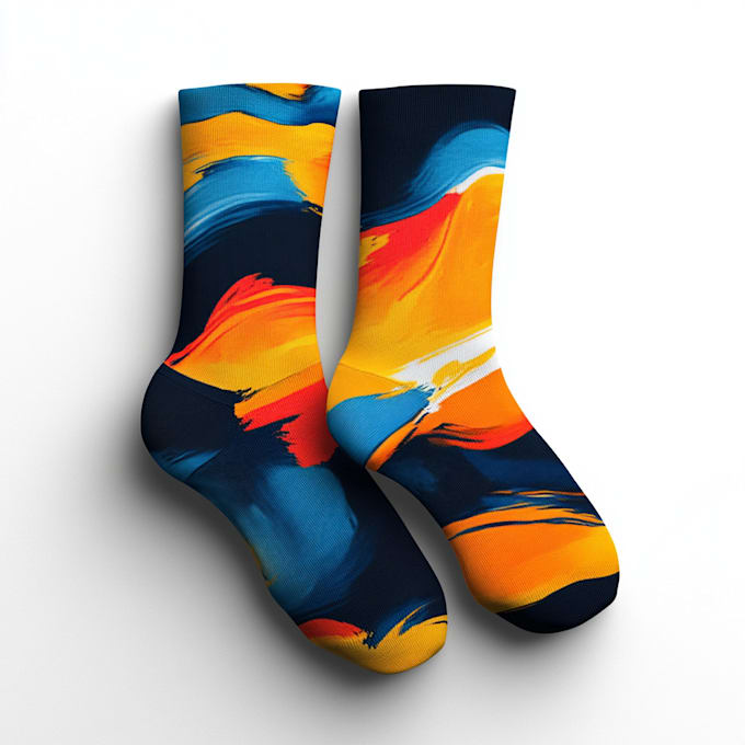 Draw unique socks design for your brand by Ikeliechard | Fiverr