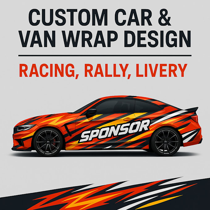 Design professional racing, rally, and livery car wraps by Zayaanarain ...
