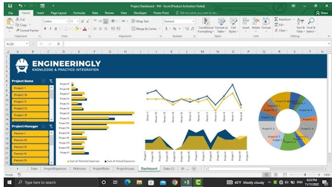 Create automated excel, google sheets, or power bi dashboards and reports by Adamsmithp | Fiverr