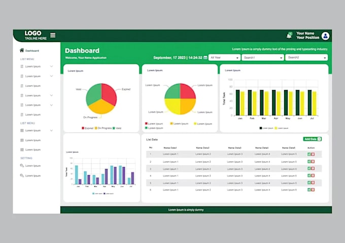 Create tableau dashboards with kpi reports, custom charts, maps and ...