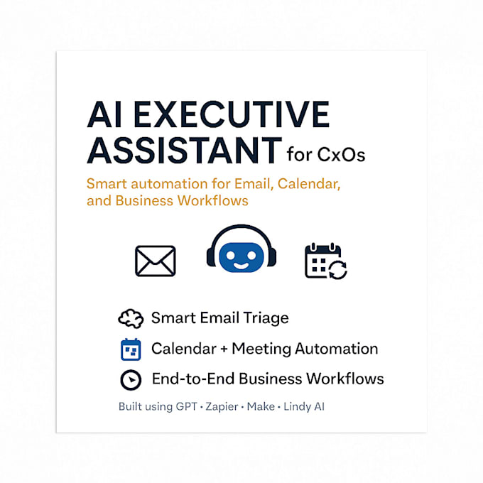 Build an ai virtual executive assistant for busy executives and ...