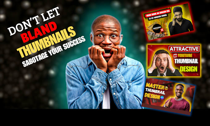 Design an attractive youtube thumbnail clickable by Mangraphixguru | Fiverr