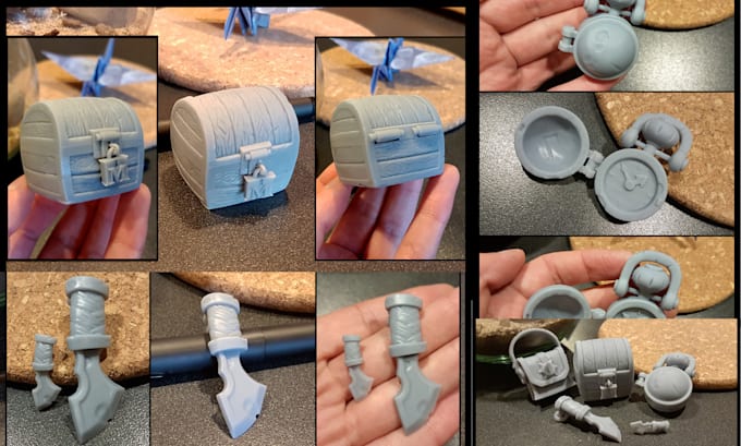 Support your 3d model, stl file, resin printing, miniature, 40k, sla 3d ...