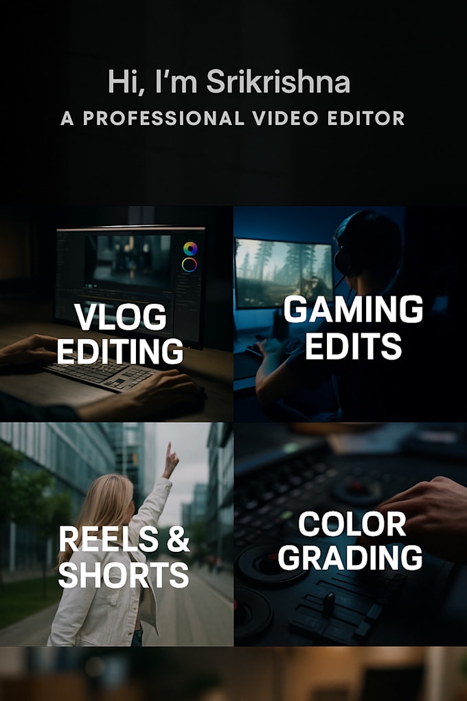 Edit engaging youtube shorts, reels, and tiktoks by Srikrish12 | Fiverr
