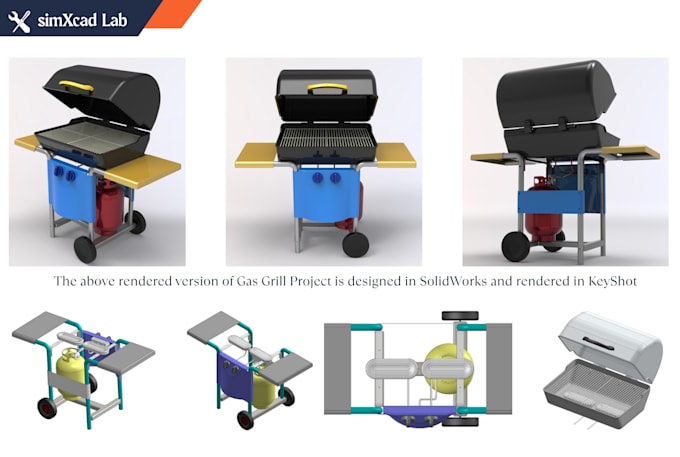 Do 3d design simulation drawing using solidworks ansys by Simxcad_lab ...