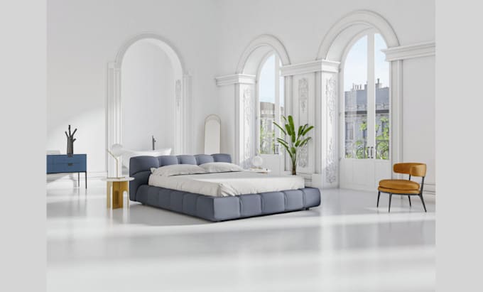 Design your interior airbnb space, apartment design with realistic ...