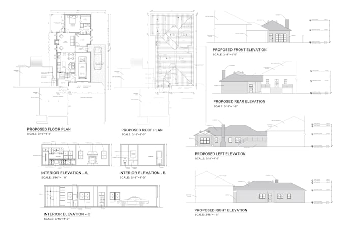 Draw deck, porch, sunroom, and new house addition drawings for permit ...