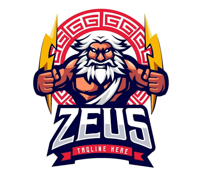 Create modern unique zeus mascot logo design by Iconaootstudio | Fiverr