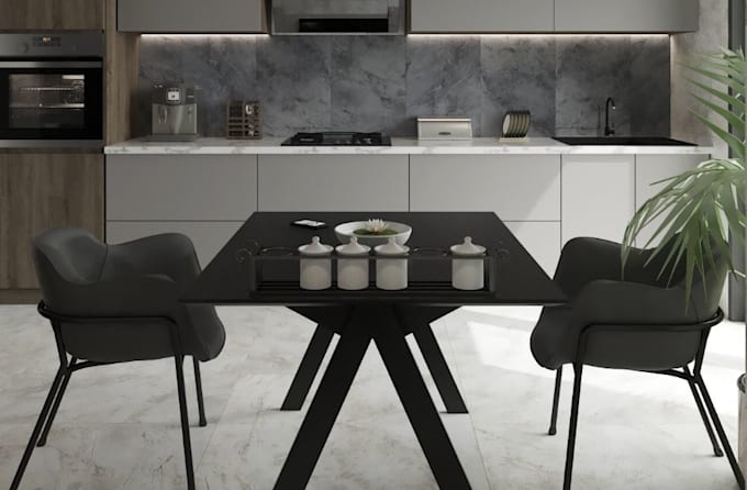 Remodel 3d house with small landscaping, render british home, change ...