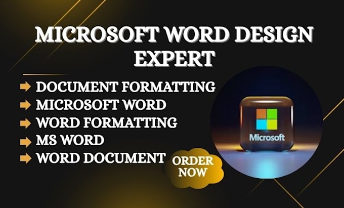 Do microsoft word document formatting and template design by Gen_125 ...