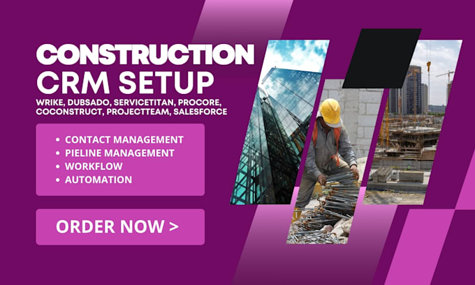 Setup wrike dubsado servicetitan procore coconstruct projectteam salesforce crm by Peter_bosscrm ...