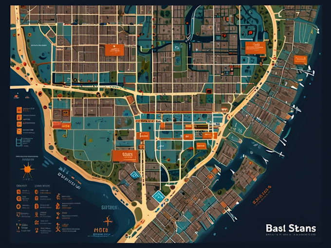 Design custom event maps and detailed vector illustrations by Lihanysen ...