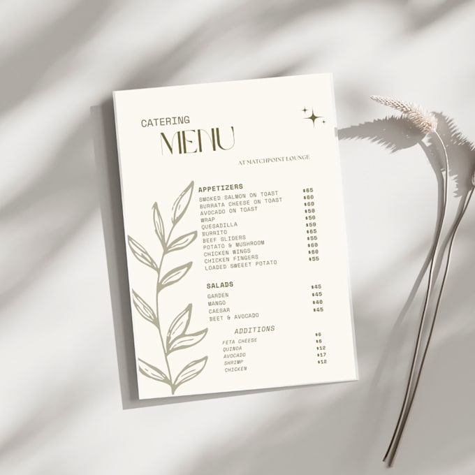 Create custom menu designs for restaurants, cafés, and bars by Maydi ...