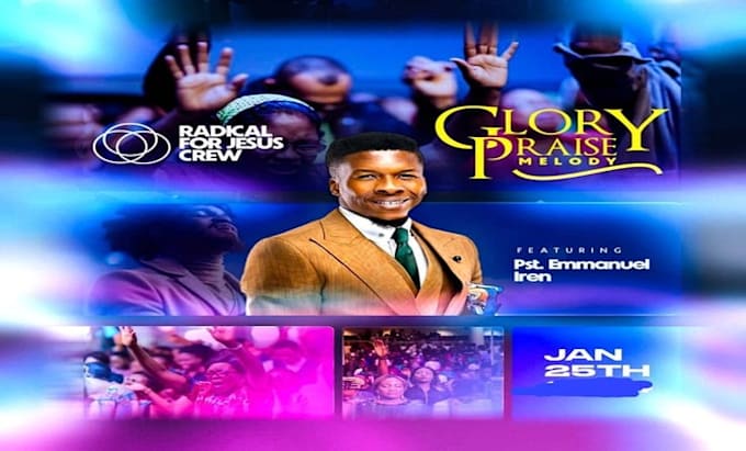 Design stunning christian flyers, church flyers, event flyer, banners ...