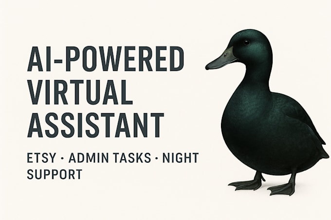 Be your ai powered virtual assistant by Duckitstudio | Fiverr