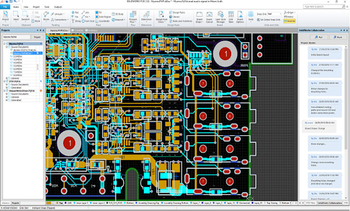 Design electrical pcb board and schematic in altium, easyeda, kicad by ...