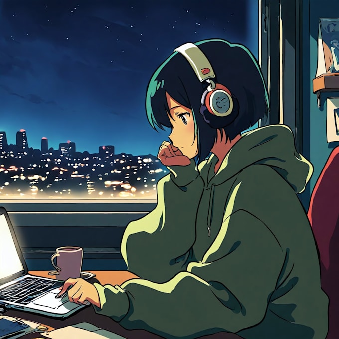 Lo fi anime art with ai by Matheususb | Fiverr