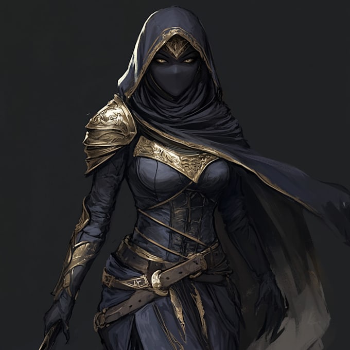 Make a realistic dnd character art for you by Sandeeed4 | Fiverr