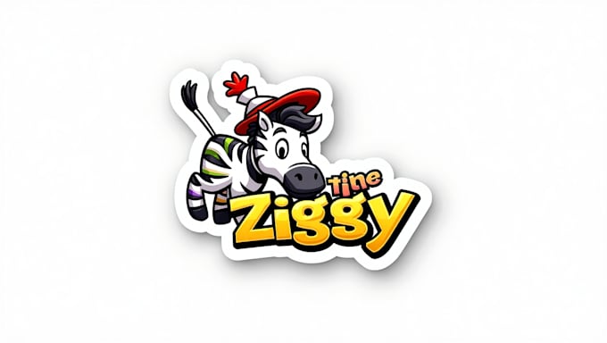 Design outstanding ziggy zebra mascot logo with express delivery by ...