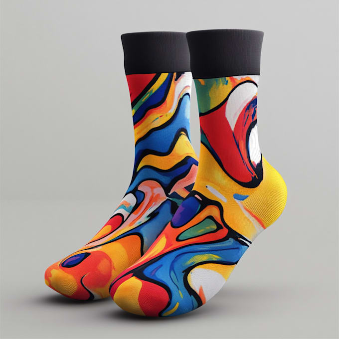 Draw a creative socks unique sock design for you by Nelsonlarsen | Fiverr