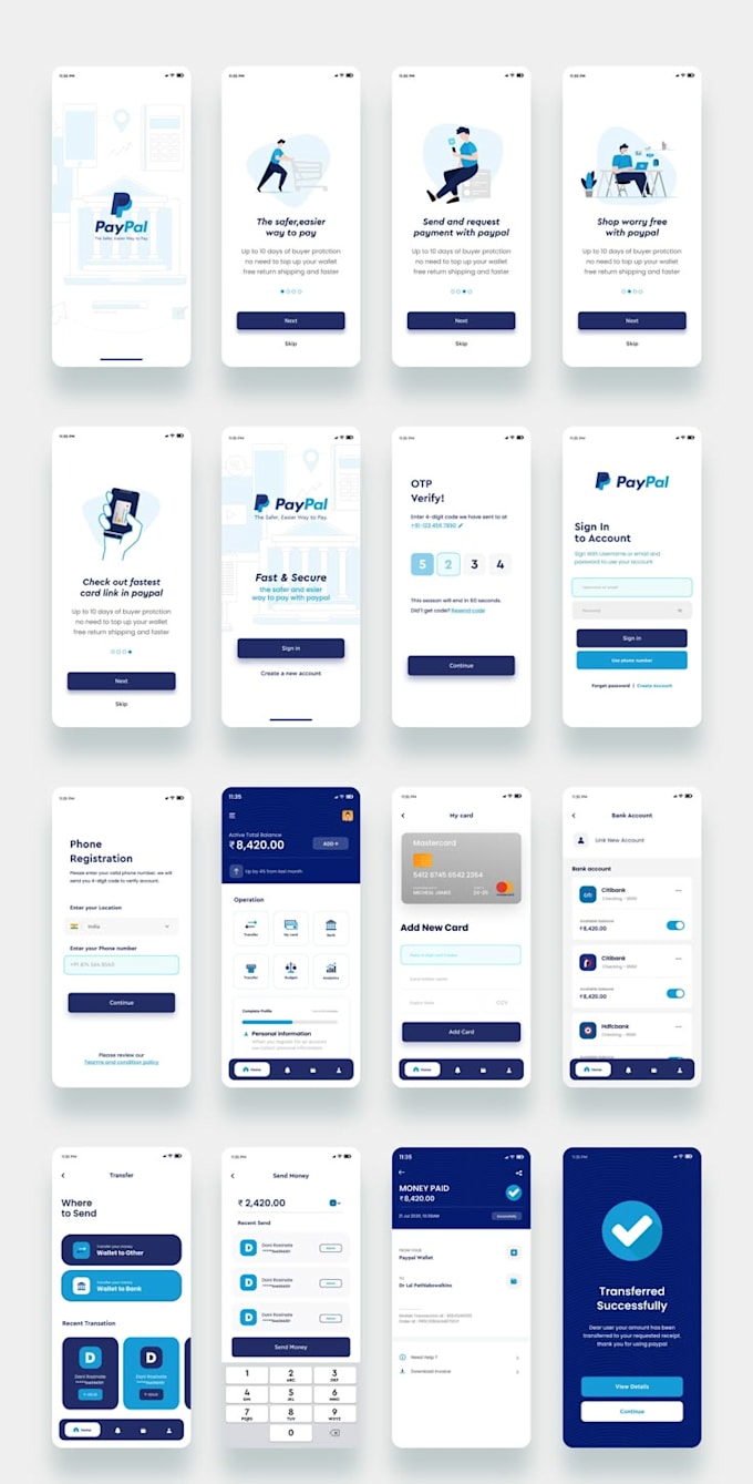 Design a modern and responsive app ui using flutter by Kingdavid1q | Fiverr