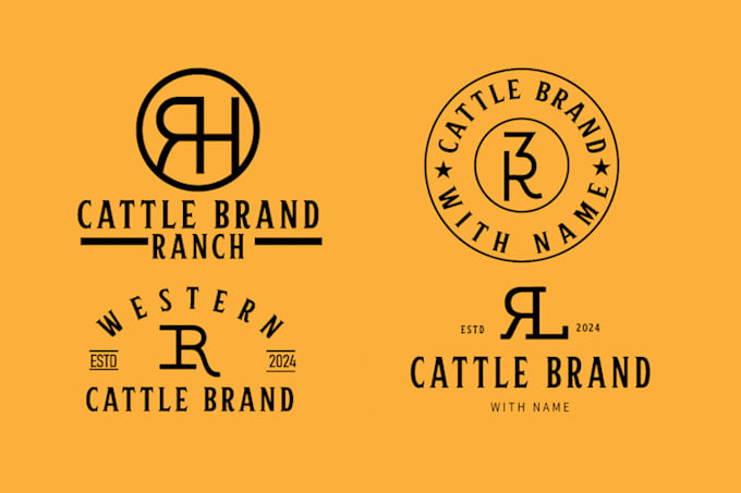 Design western, cattle brand, wordmark, ranch style logo by Wavamarvin ...