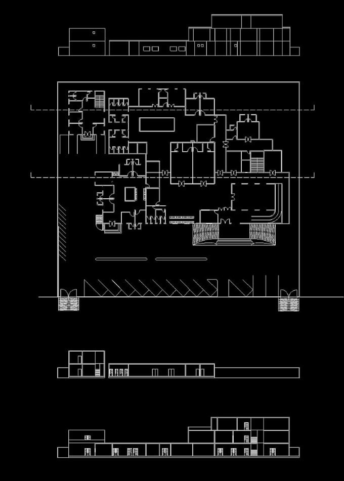 Create professional autocad floor plans elevations and sections by ...